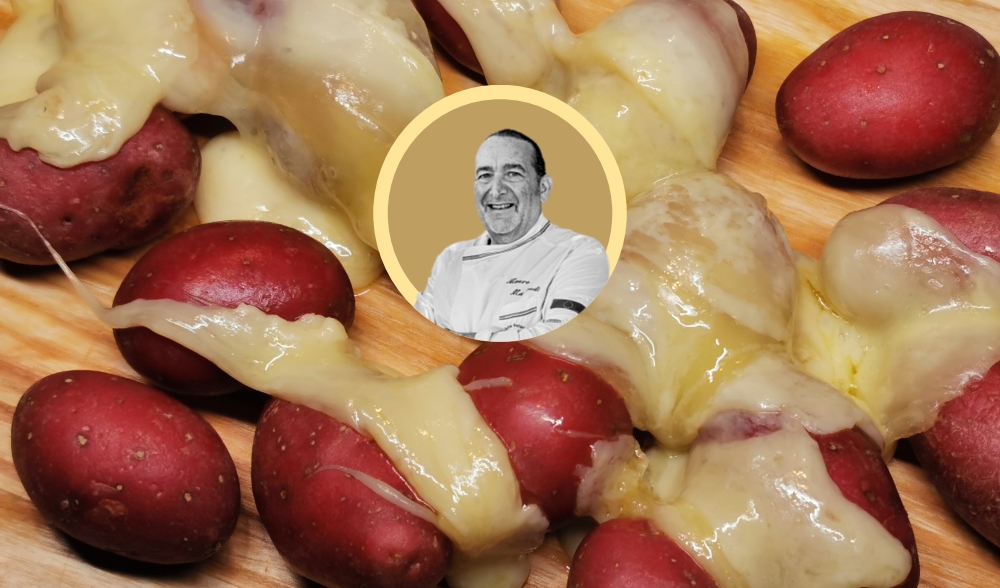 Risotto con cozze, raclette e bottarga | chef Mauro Manfredi